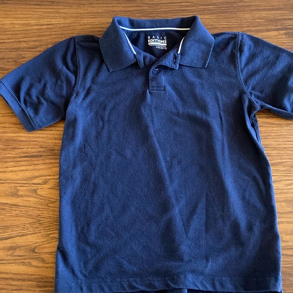 Basic Editions | Shirts & Tops | Youth Polo Shirt By Basic Editions Sz L 12 Color Navy | Poshmark